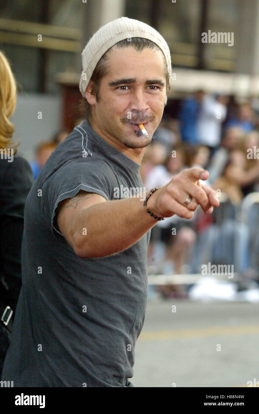 COLIN FARRELL LARA CROFT TOMB RAIDER: THE CR CHINESE THEATRE HOLLYWOOD ...