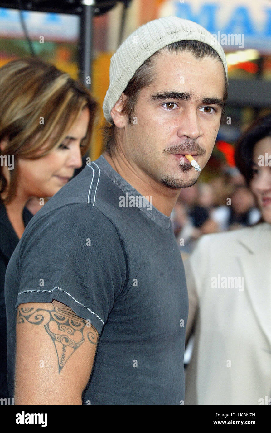 COLIN FARRELL LARA CROFT TOMB RAIDER: THE CR CHINESE THEATRE HOLLYWOOD ...