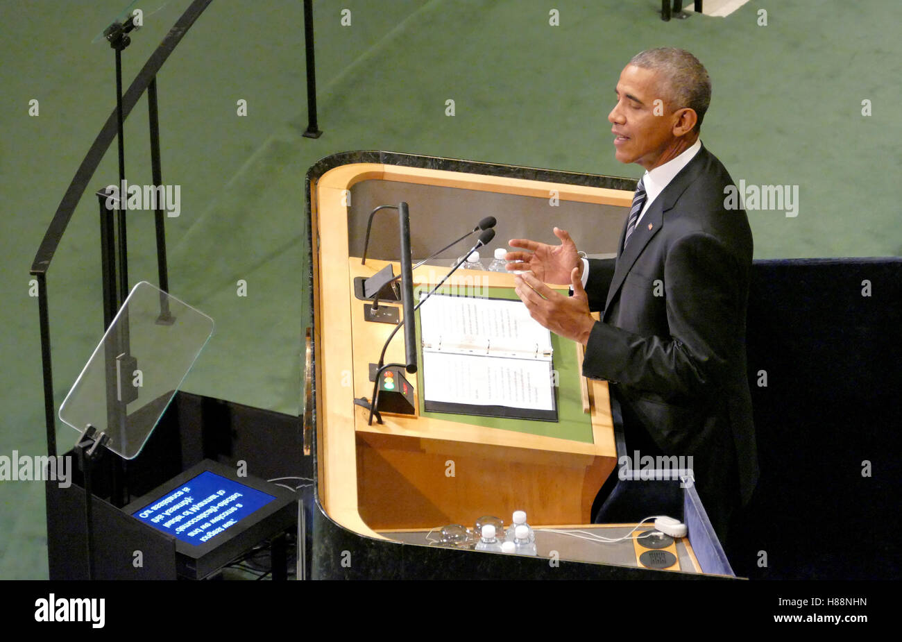 New York, United States. September 20th, 2016: United States President ...