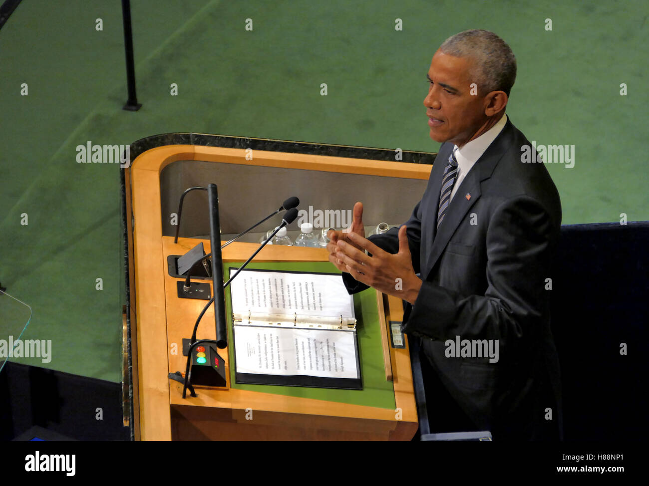 New York, United States. September 20th, 2016: United States President ...