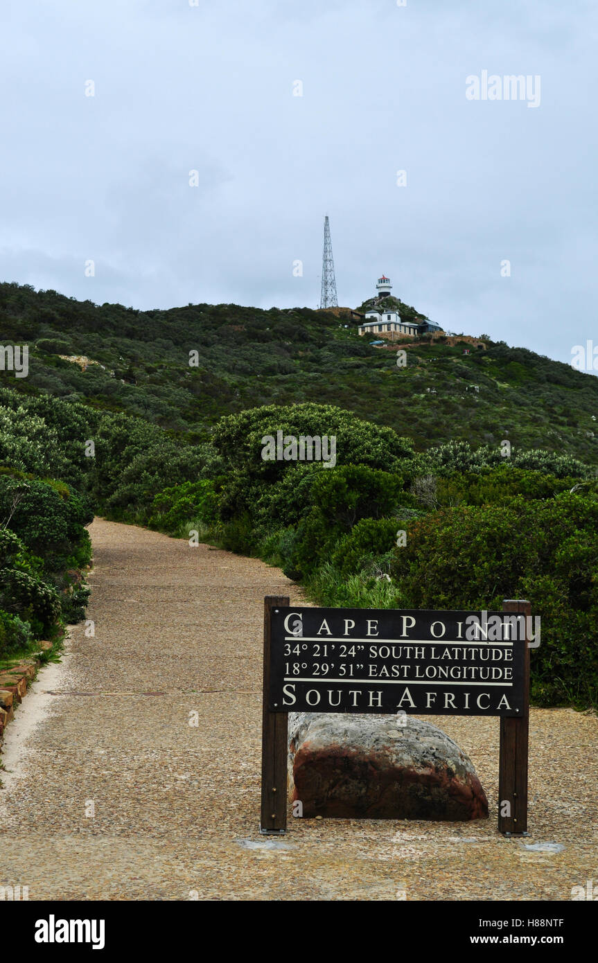 South africa cape point sign hi-res stock photography and images - Alamy