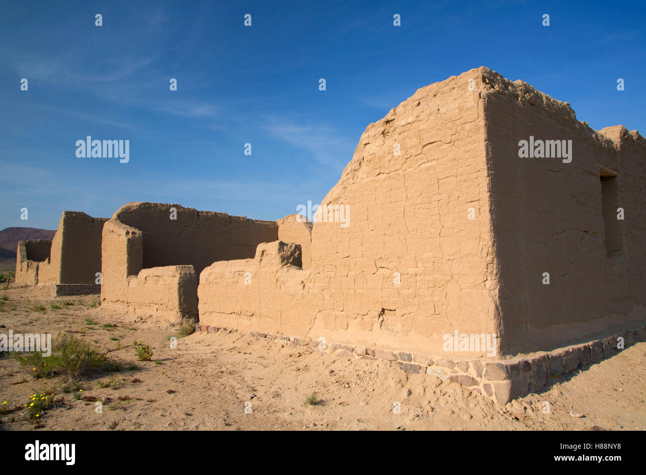 Barracks, Fort Churchill State Park, Nevada Stock Photo - Alamy