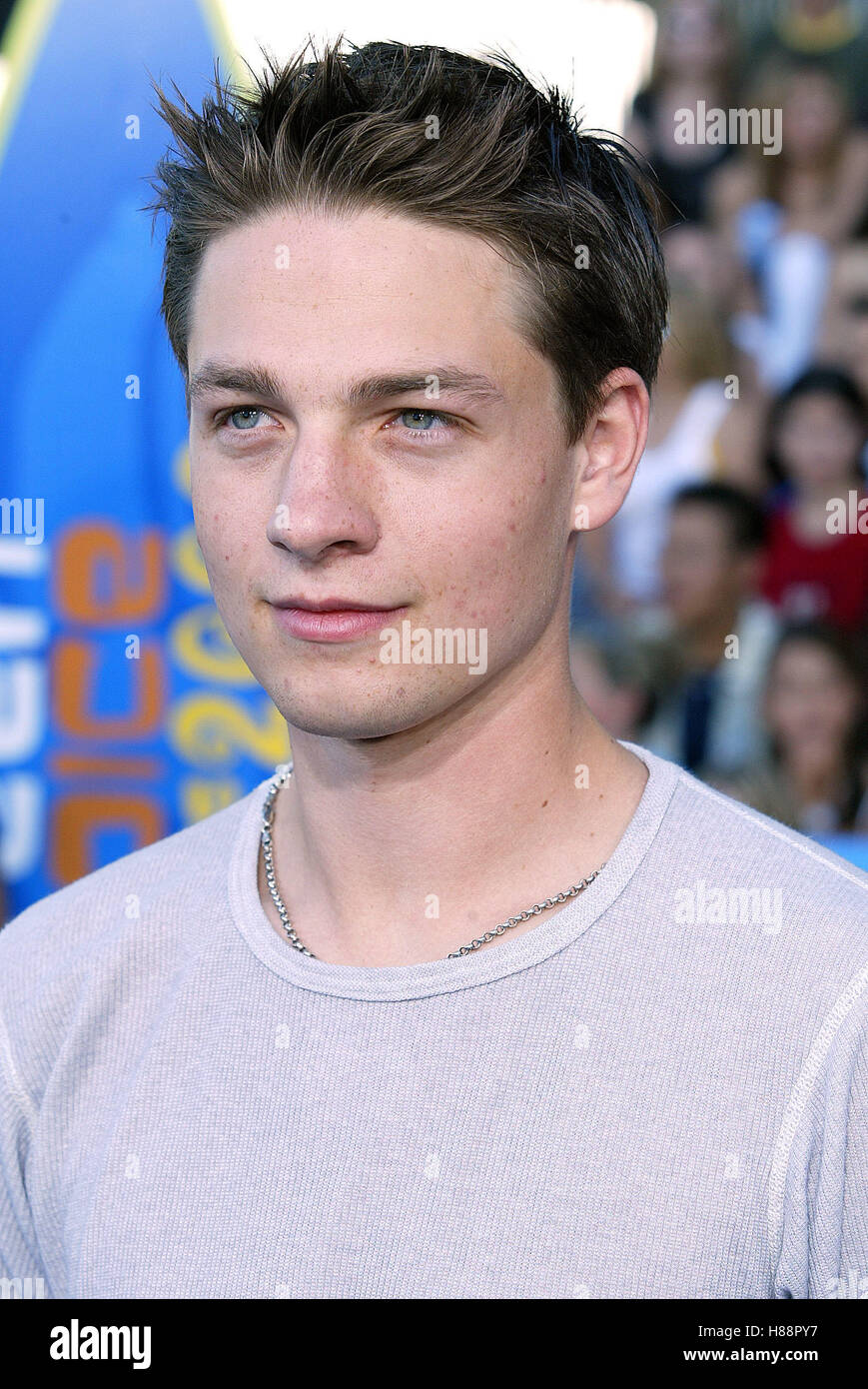 GREGORY SMITH 2003 TEEN CHOICE AWARDS UNIVERSAL AMPHITHEATRE LOS ANGELES USA 02 August 2003 ...