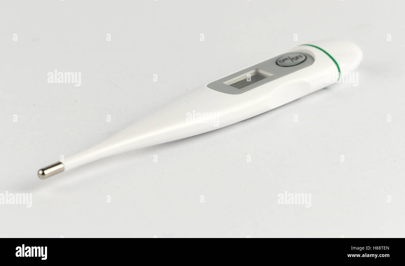 Thermometer, isolated on white background Stock Photo - Alamy