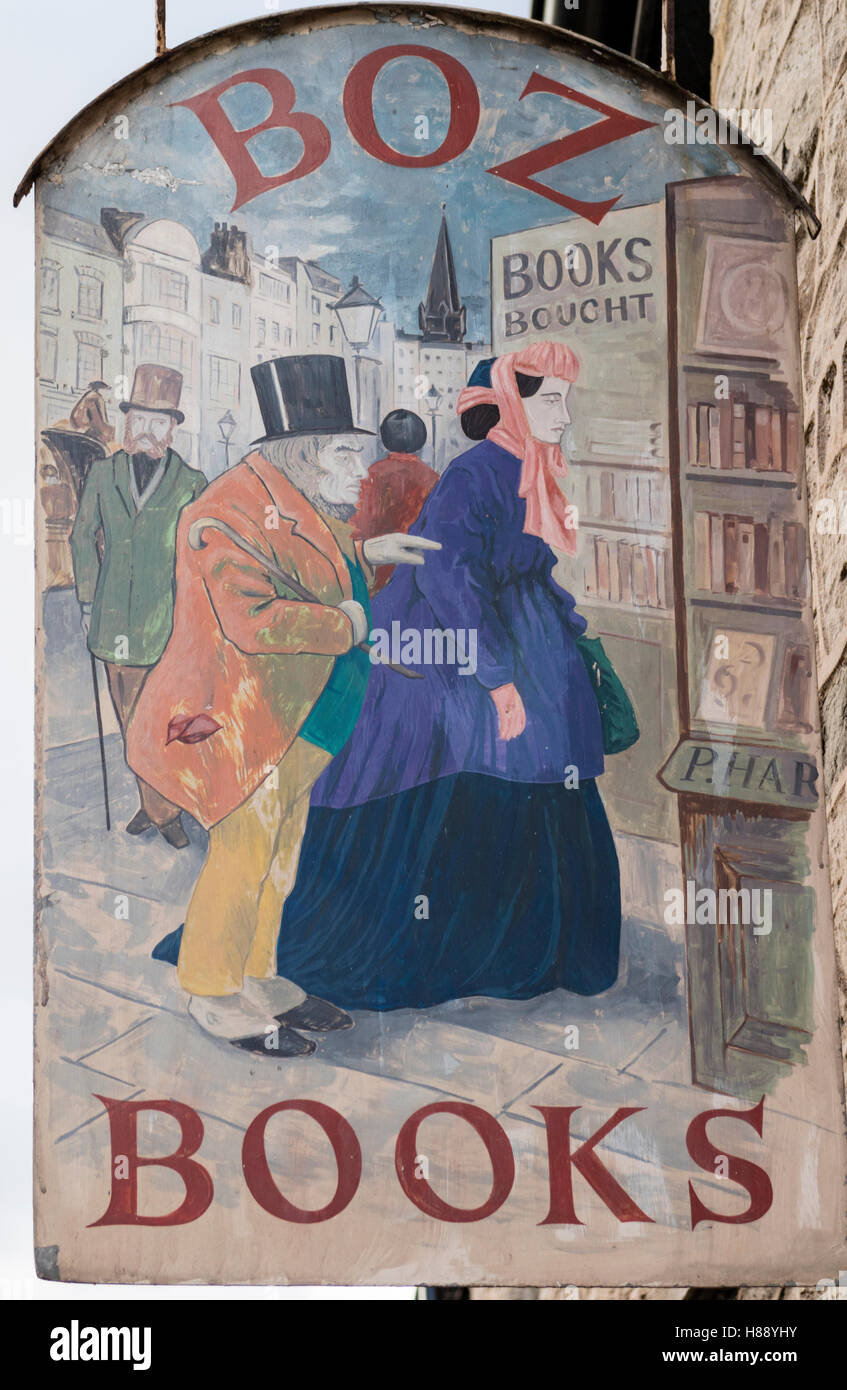 Book shop signs hi-res stock photography and images - Alamy
