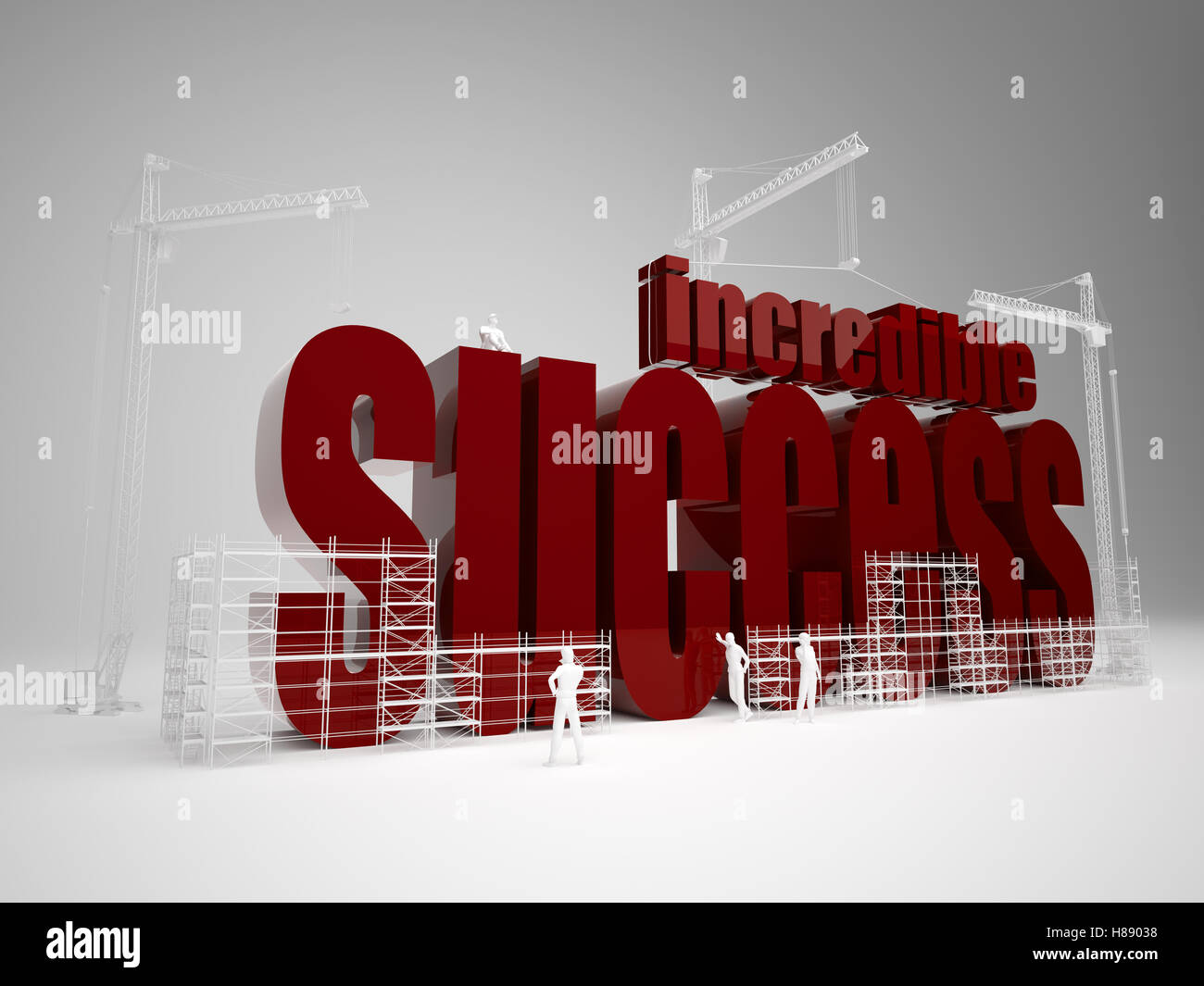 Building incredible success Stock Photo - Alamy