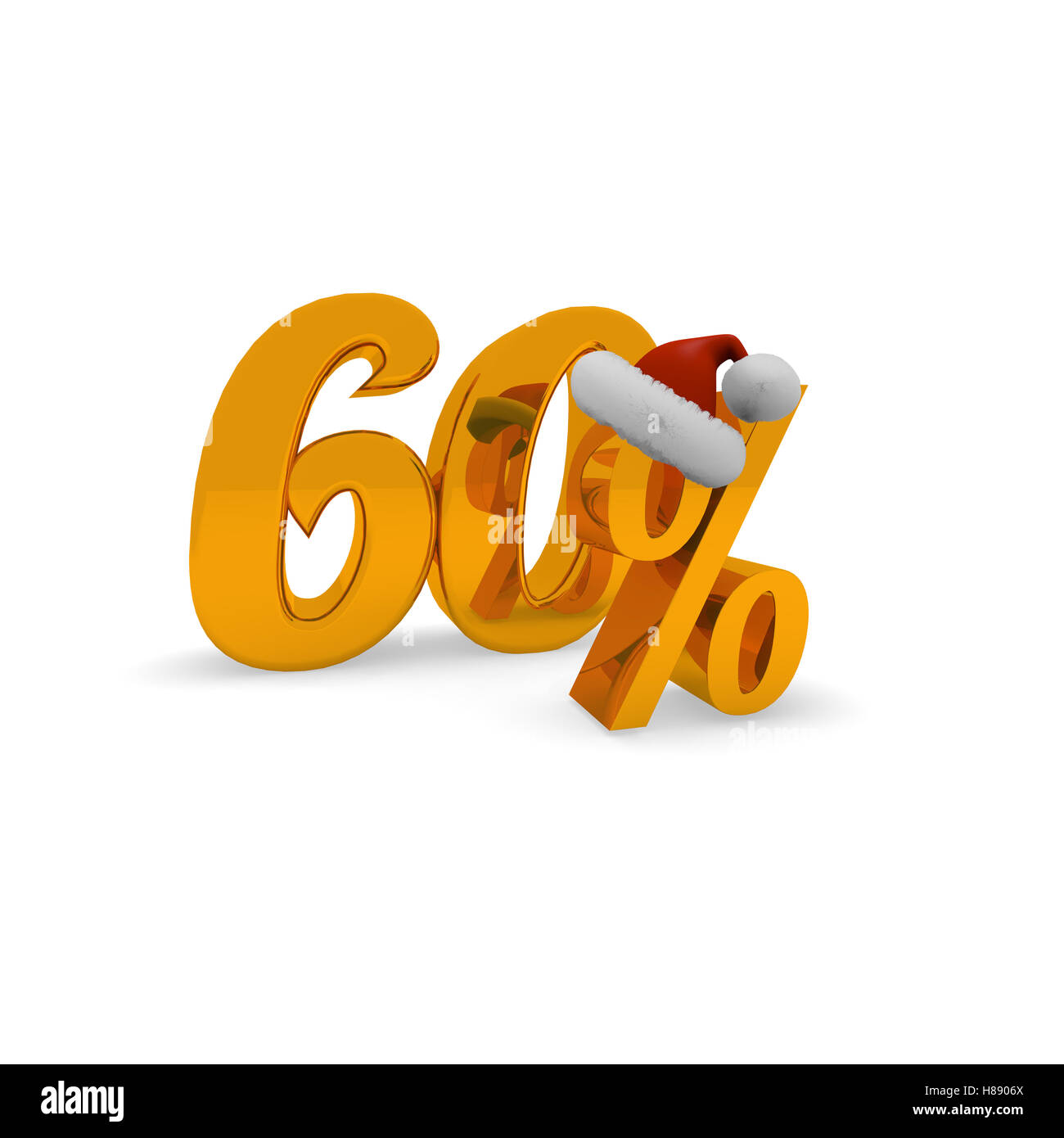 Golden number 60 Cut Out Stock Images & Pictures - Alamy