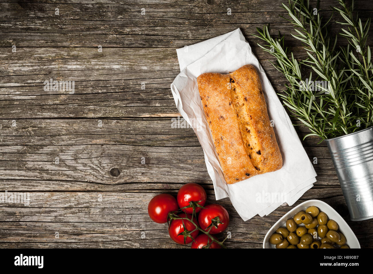 Italian ciabatta bread Stock Photo - Alamy
