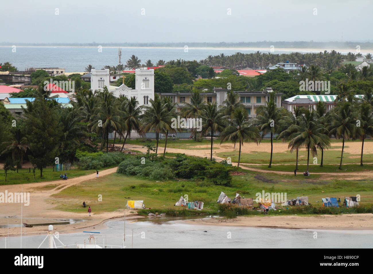 City on ocean coast. Toamasina, Madagascar Stock Photo - Alamy
