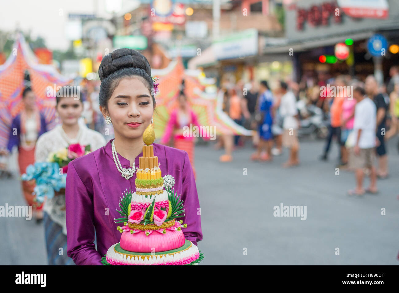 Parade in Pattaya, Thailand Stock Photo - Alamy