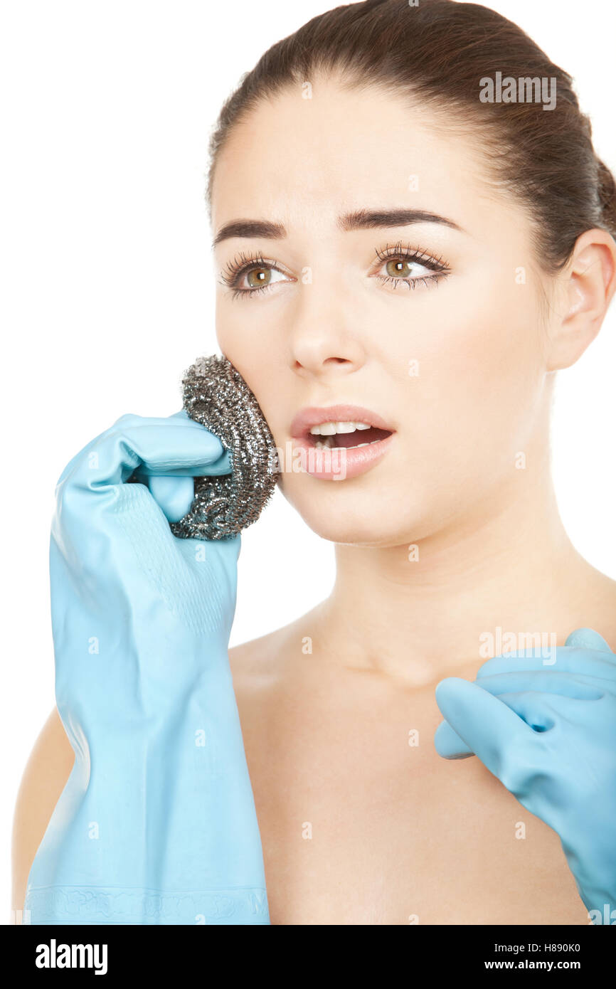 Body scrab hi-res stock photography and images - Alamy