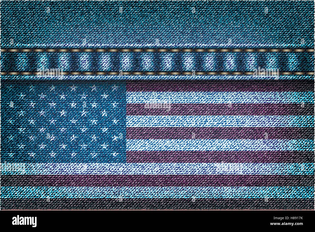 American flag with the rays Stock Vector Image & Art - Alamy