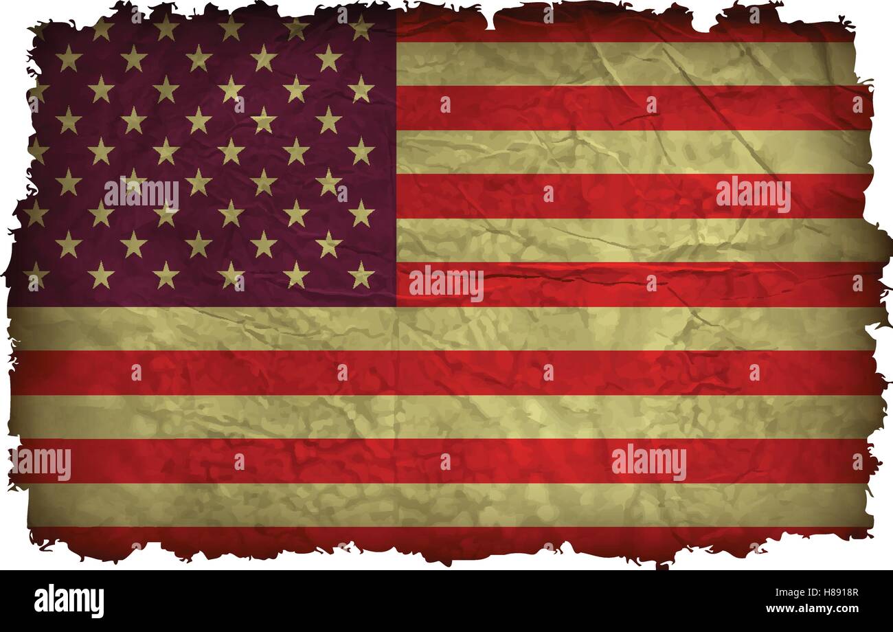 American flag with the rays Stock Vector Image & Art - Alamy