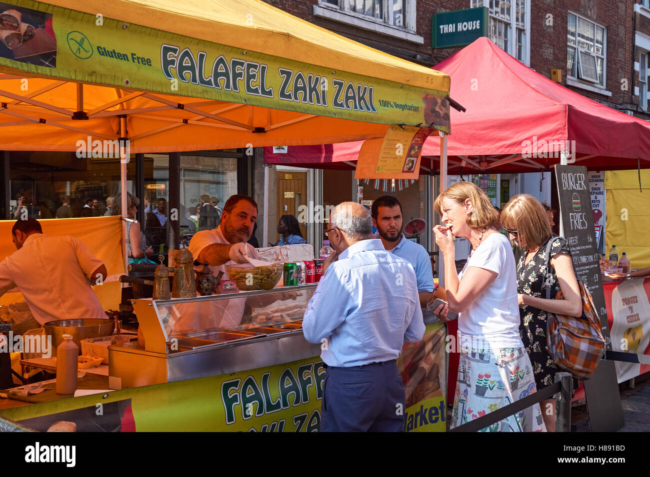 Strutton Ground Market in Westminster, London England United Kingdom UK ...