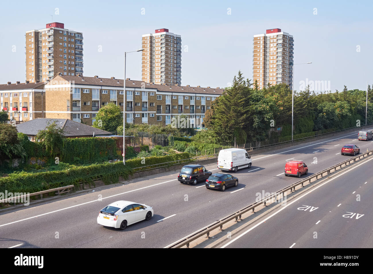 Residential buildings in Hackney, London England United Kingdom UK ...
