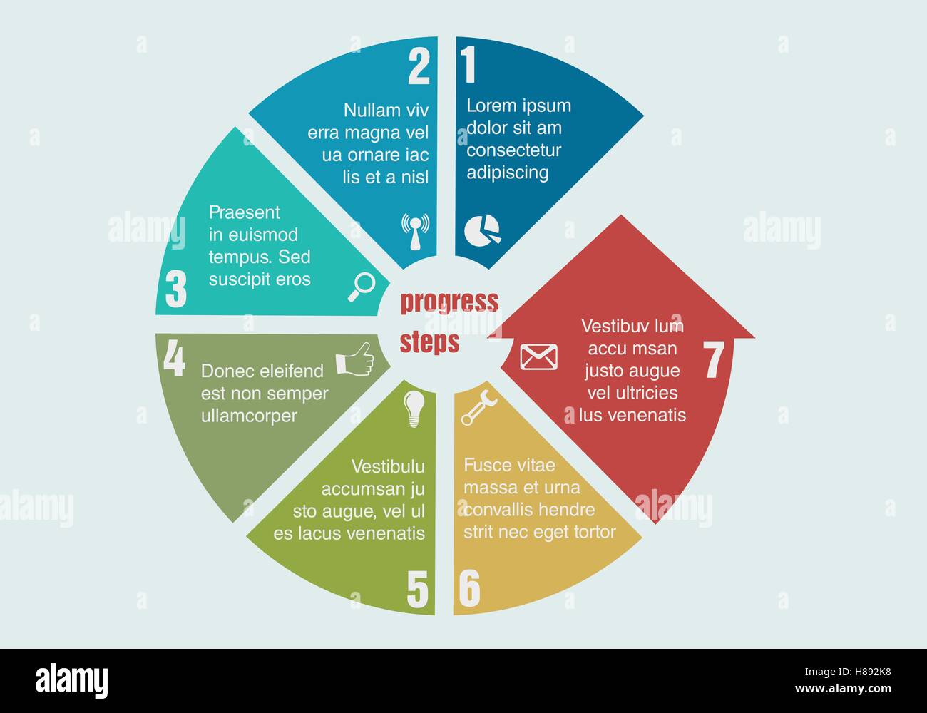 3d circular diagram arrows Stock Vector Images - Alamy