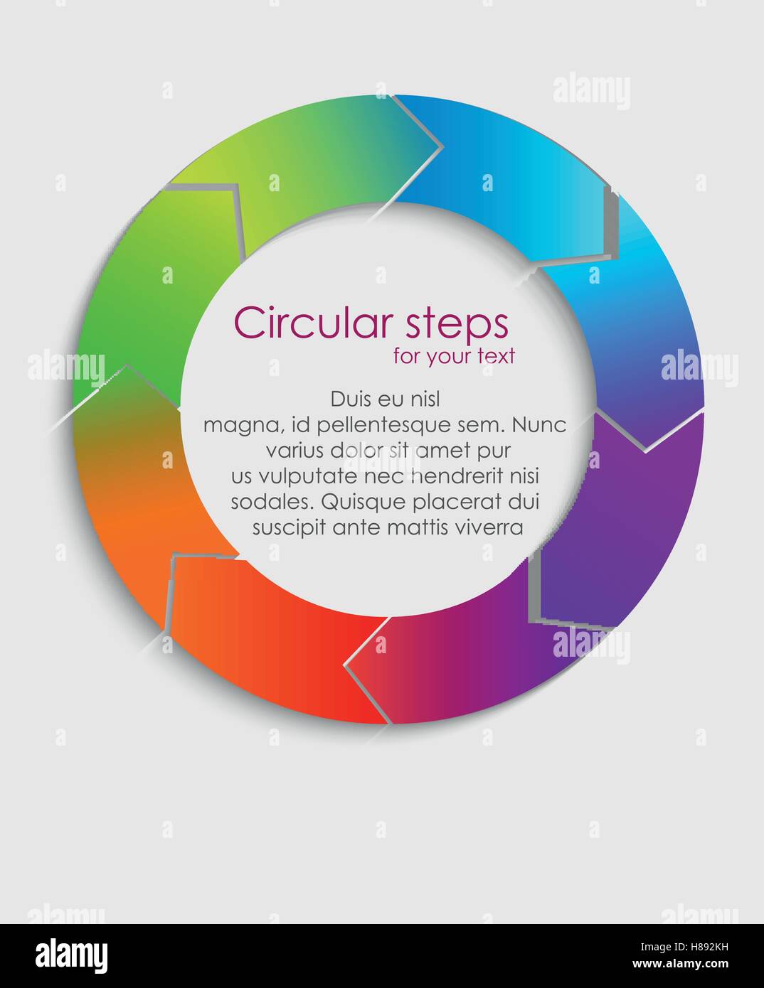 Circular progress steps Stock Vector Image & Art - Alamy