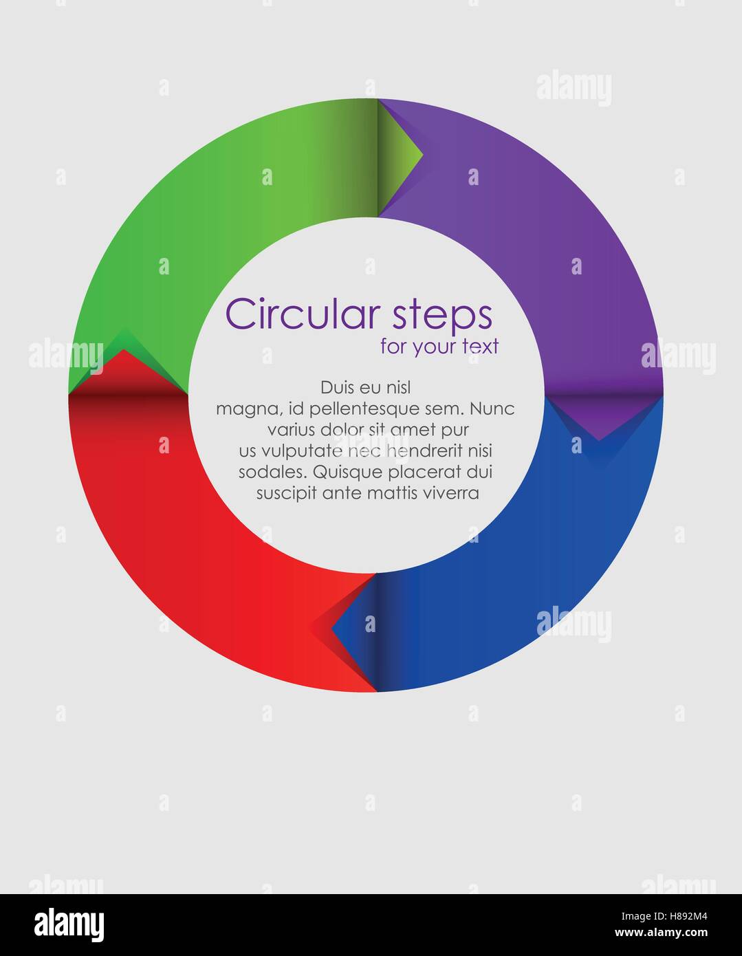 3d circular diagram arrows Stock Vector Images - Alamy