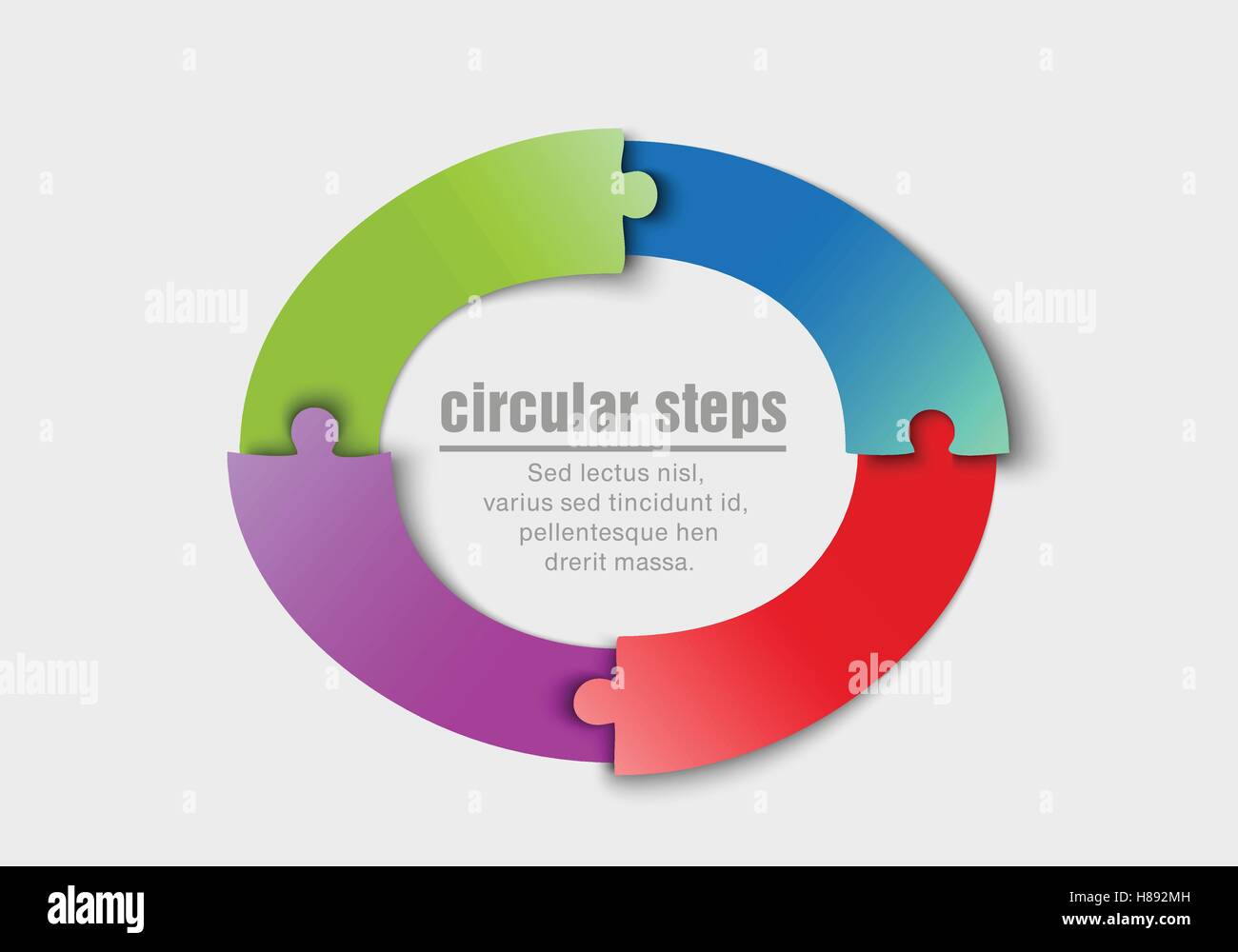 Circular progress steps Stock Vector Image & Art - Alamy