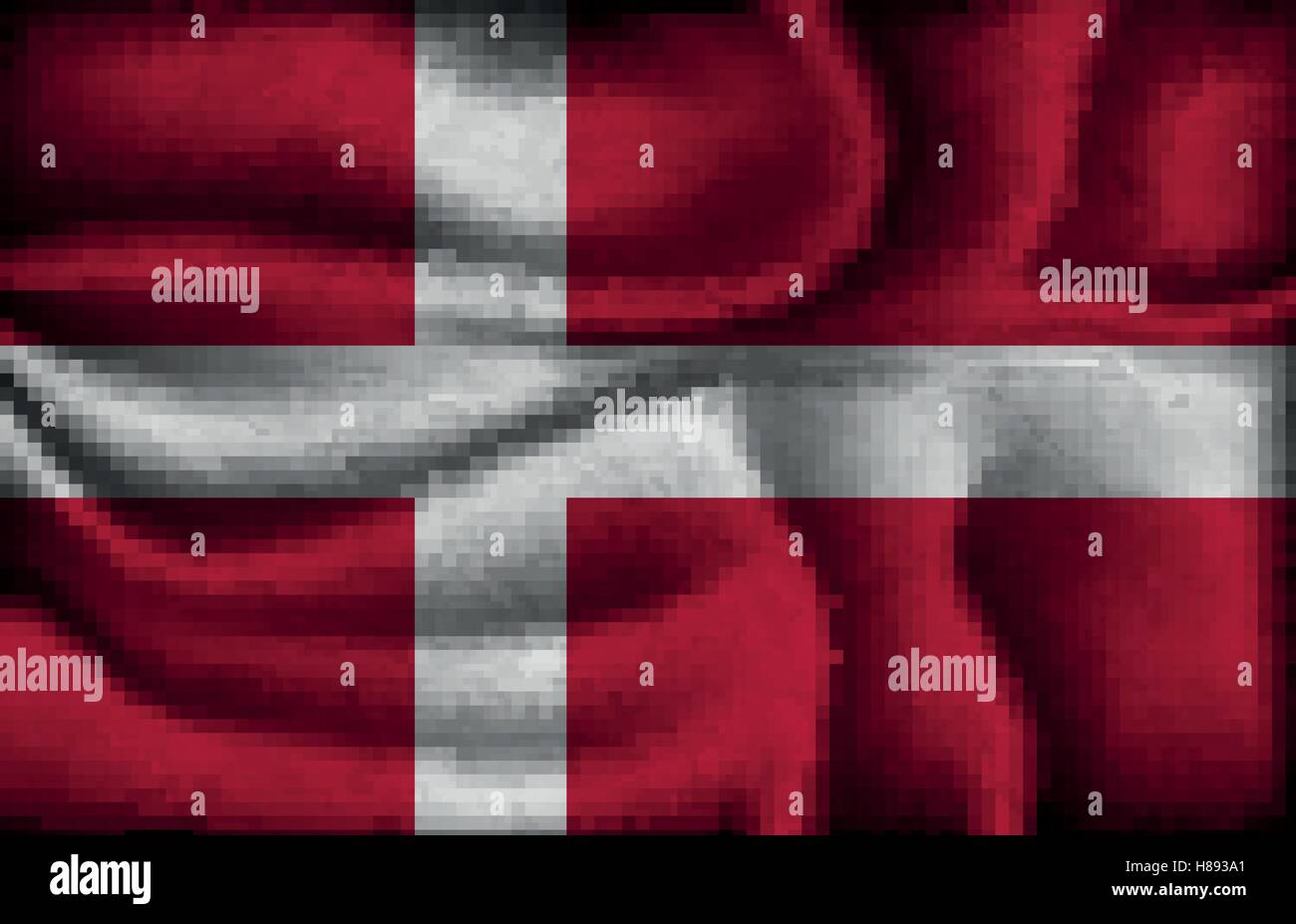 wave country flag with shadows Stock Vector Image & Art - Alamy