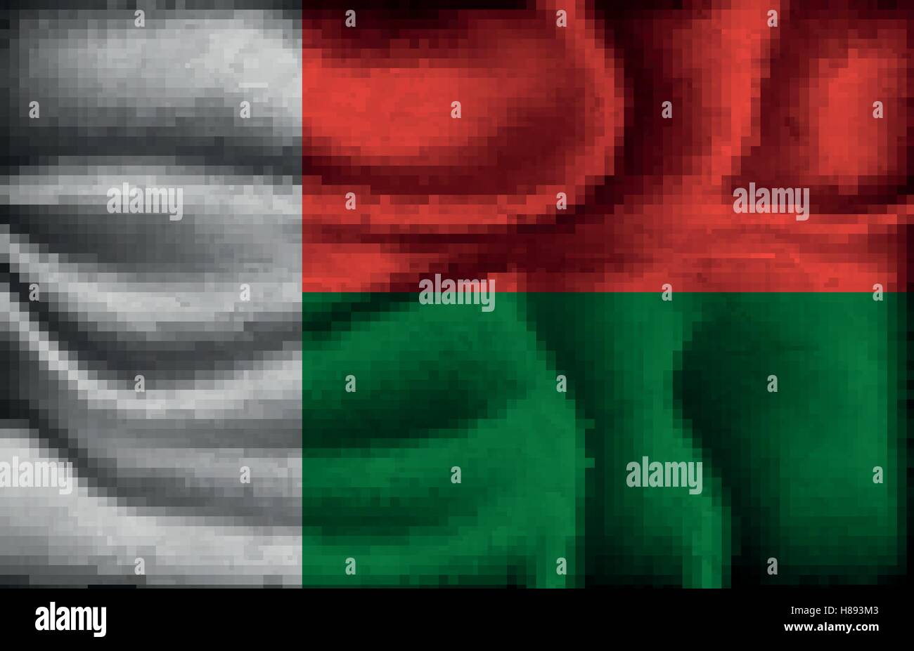 wave country flag with shadows Stock Vector Image & Art - Alamy