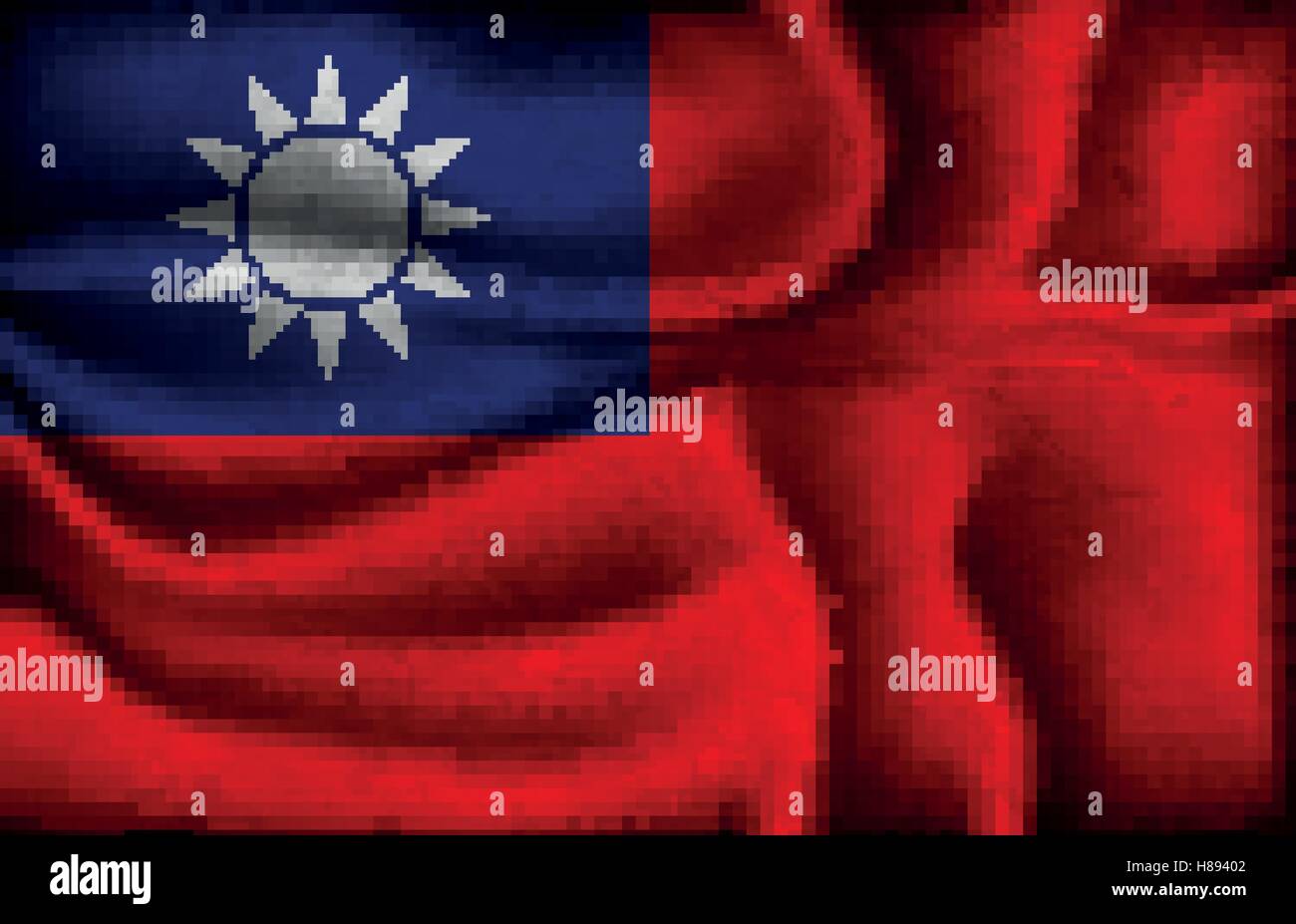 wave country flag with shadows Stock Vector Image & Art - Alamy