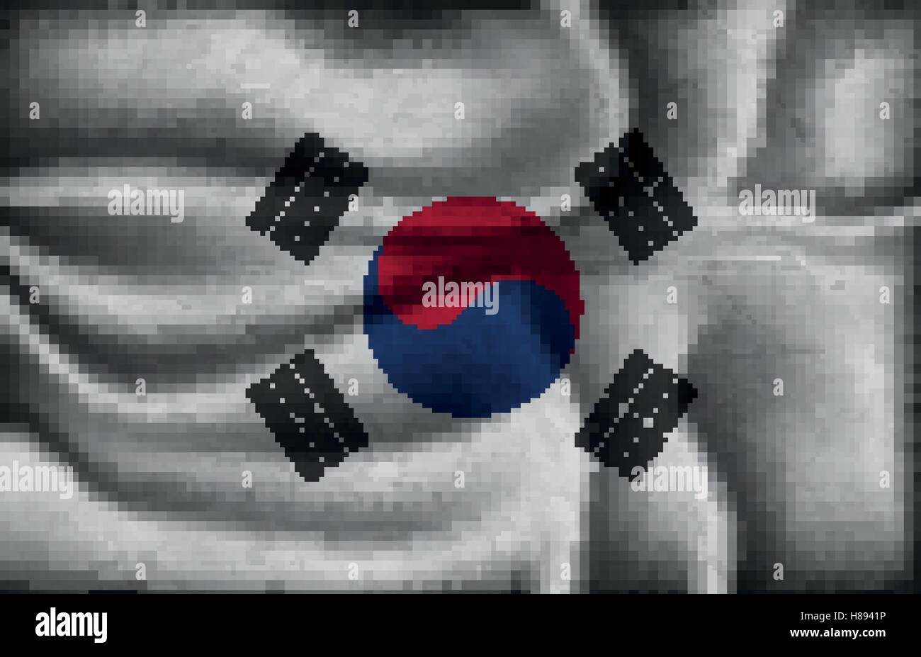 wave country flag with shadows Stock Vector Image & Art - Alamy