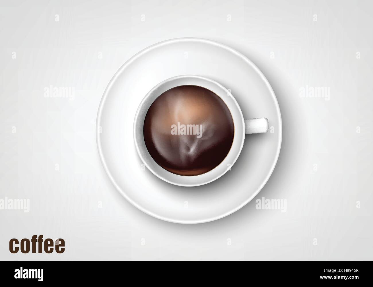Black coffee background photo Stock Vector Images - Alamy