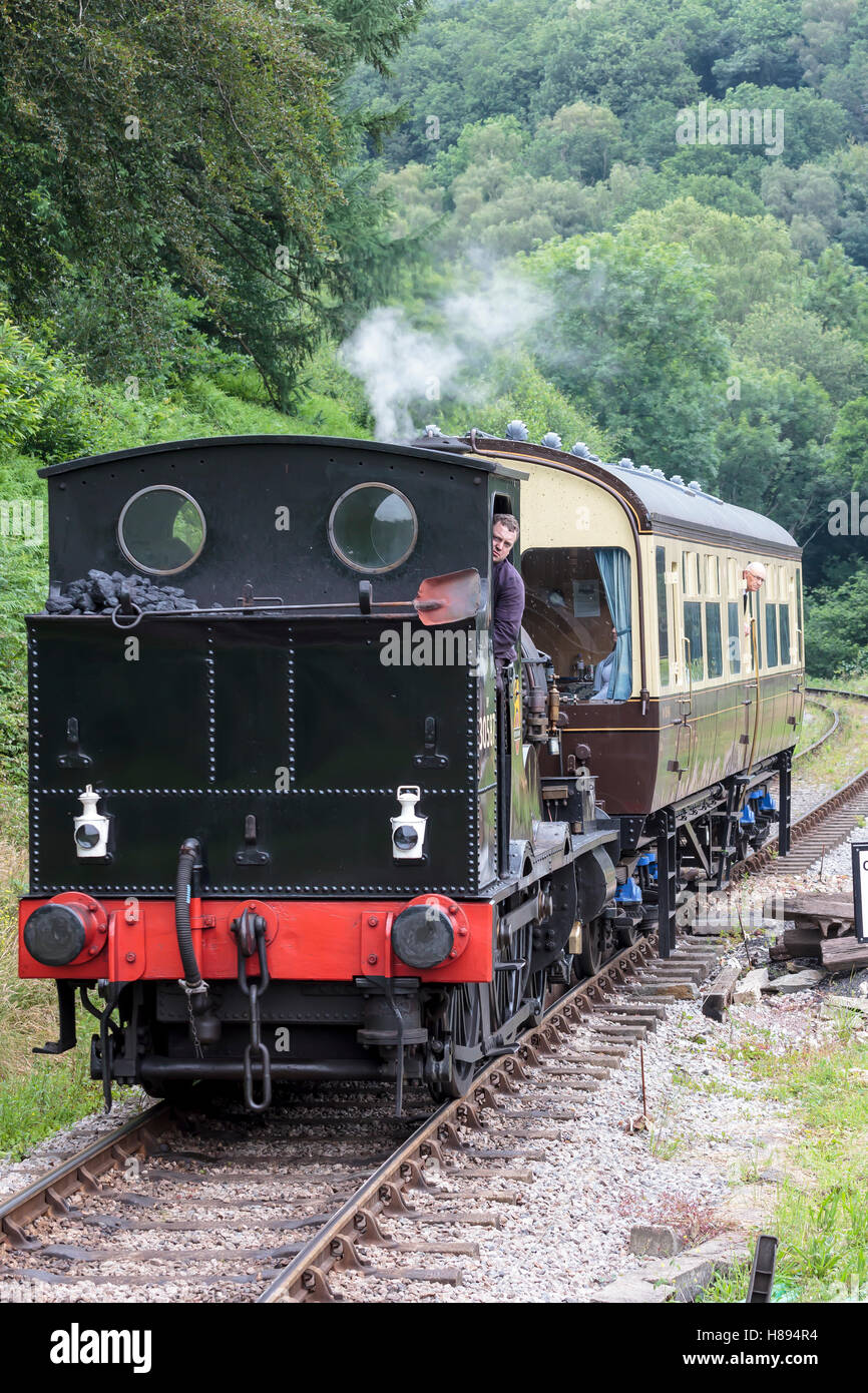 Forest of Dean steam railway engine driver, Dean Forest Railway Stock ...
