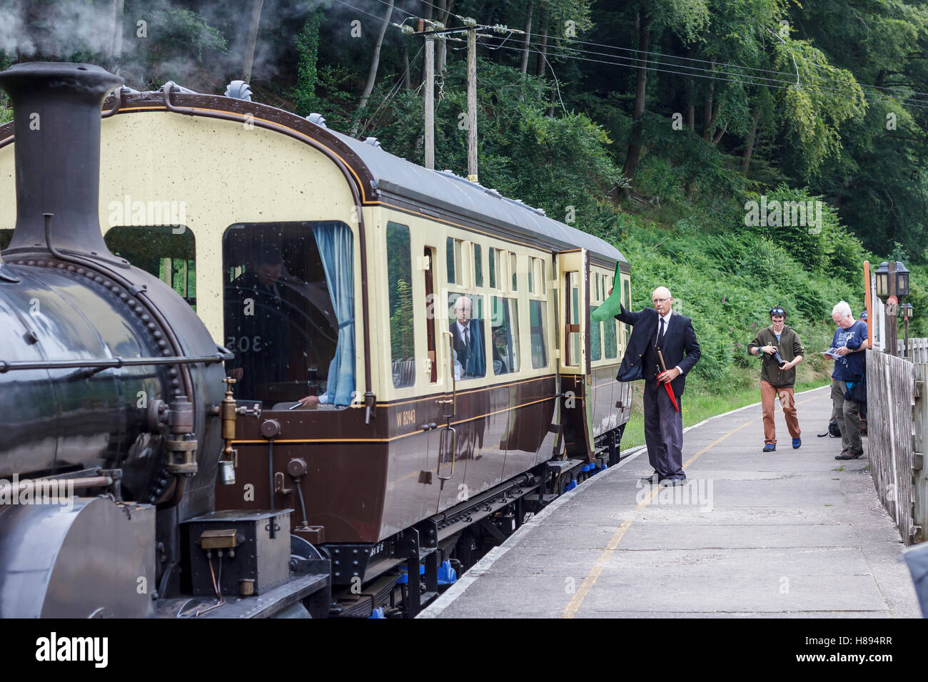 Forest of Dean steam railway engine Dean Forest Railway Stock Photo - Alamy