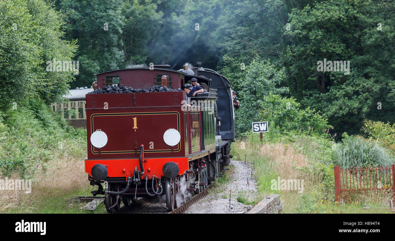 Forest of Dean steam railway engine Dean Forest Railway Stock Photo - Alamy