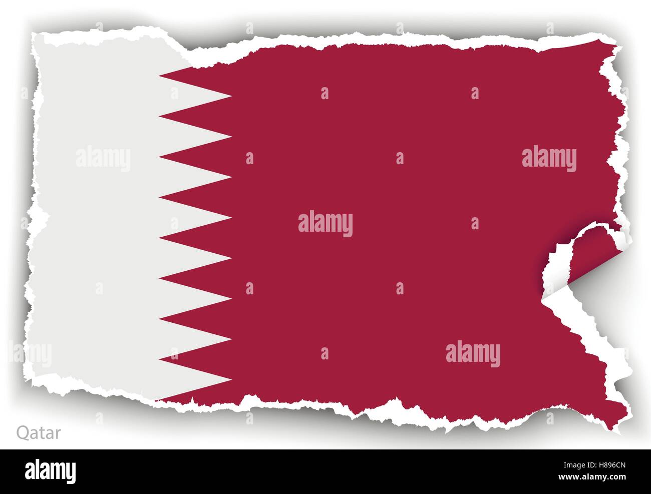 Japan flag torn Stock Vector Images - Alamy