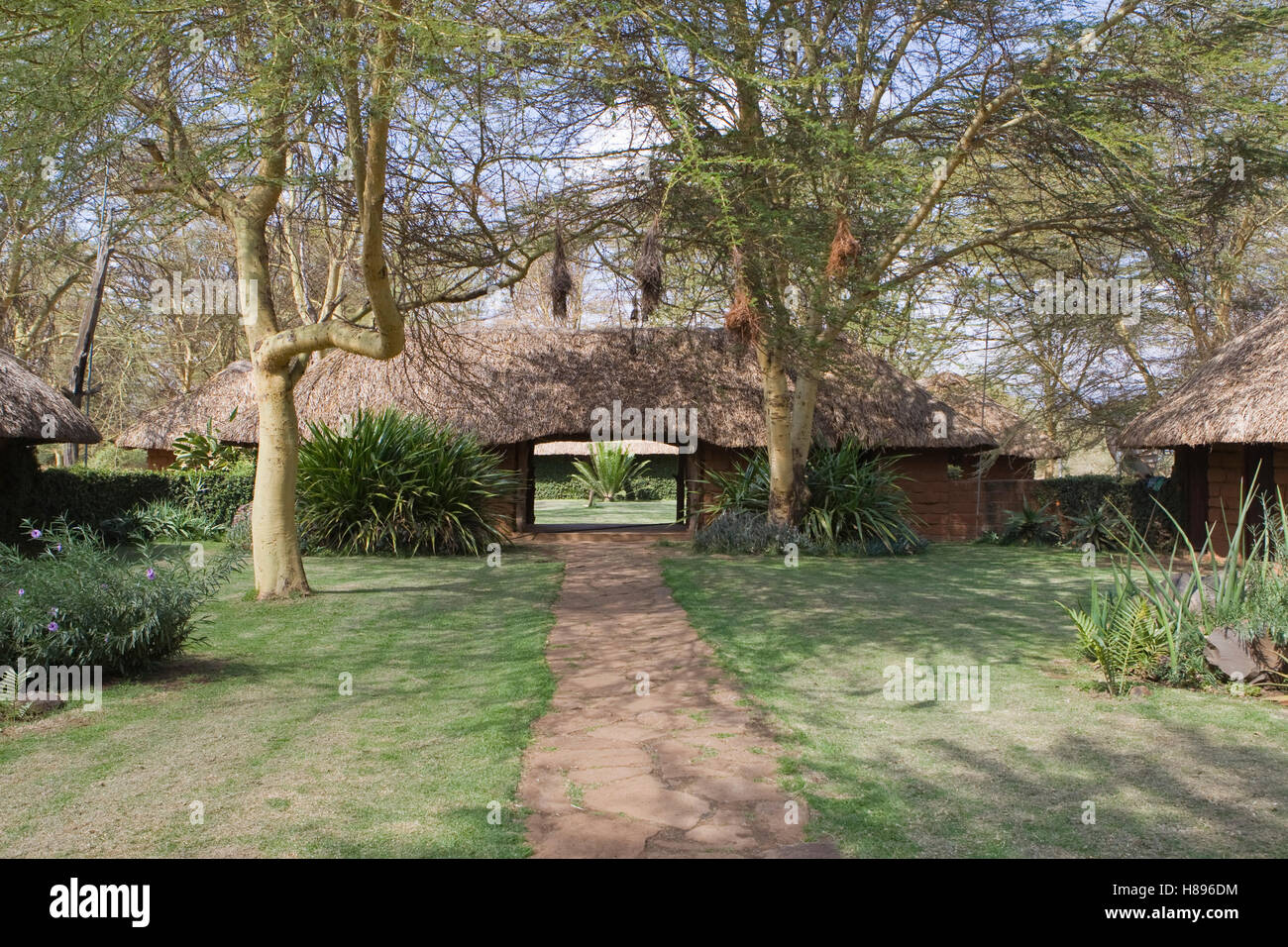 Lewa Wildlife Conservancy headquarters, Kenya Stock Photo - Alamy