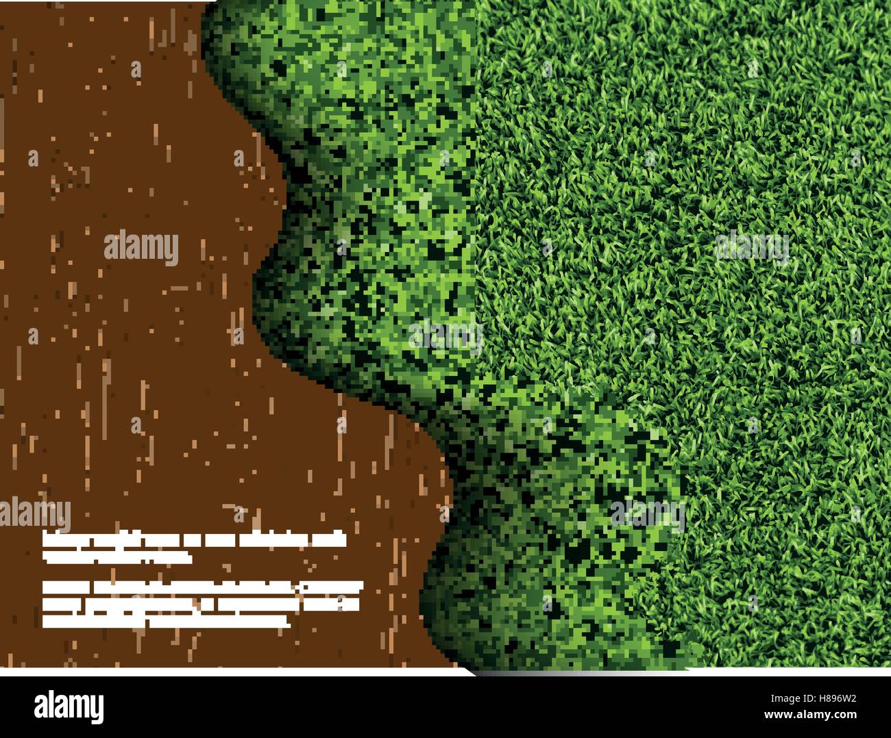 ecological concept of grass Stock Vector Image & Art - Alamy