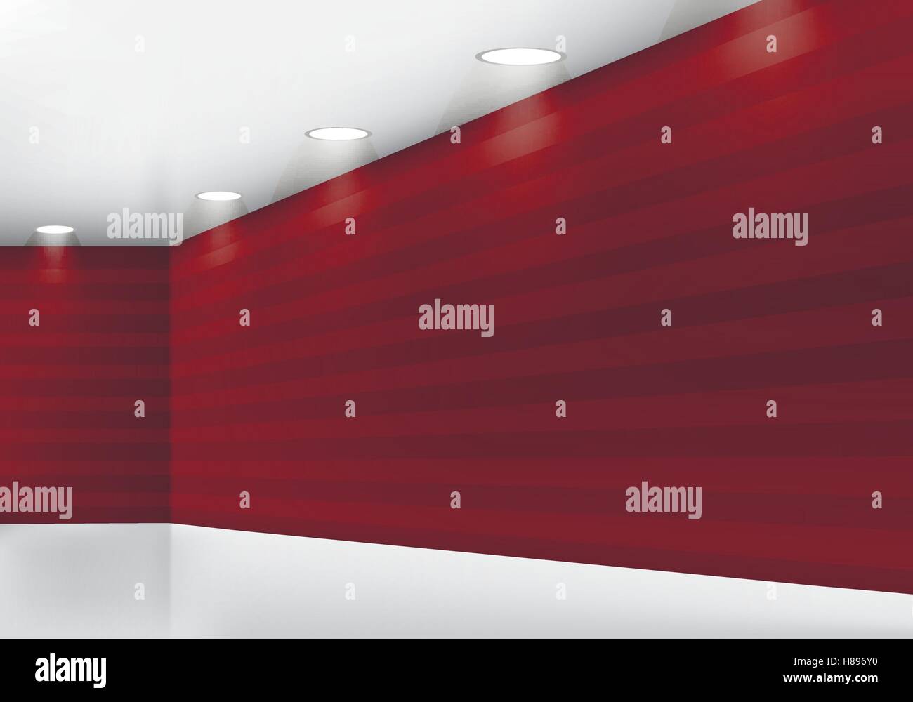 Red lighting interior empty Stock Vector Images - Alamy