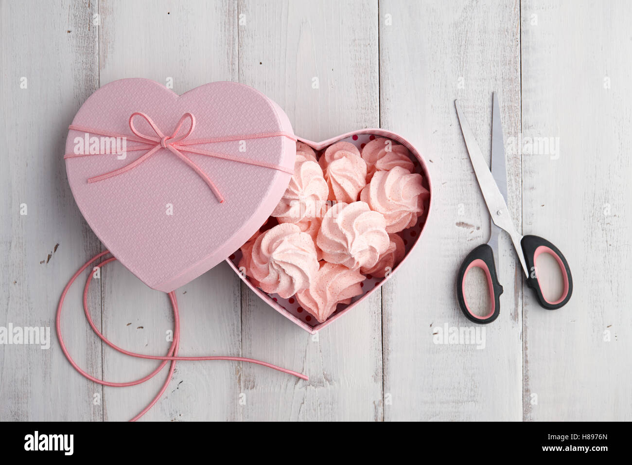 Gift box with sweets Stock Photo - Alamy