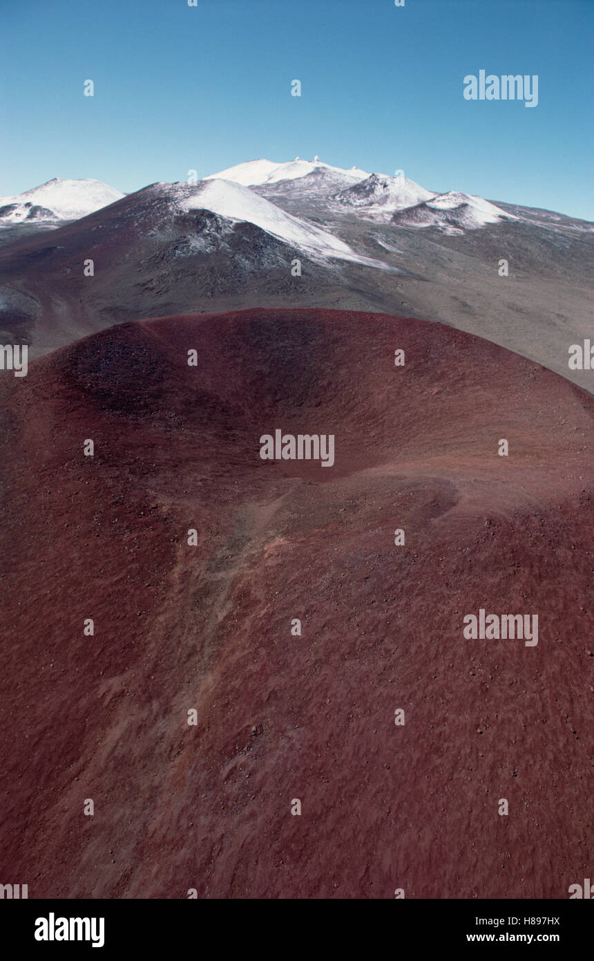 Caldera of Mauna Kea Volcano, Island of Hawaii, Hawaii Stock Photo - Alamy
