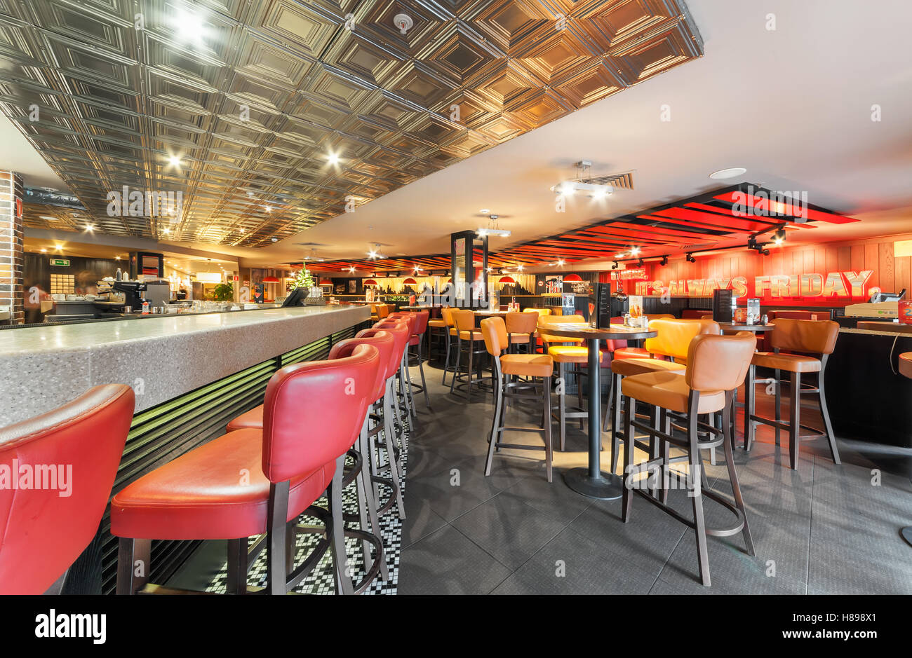 Paint Wall Tgi Friday S Restaurant