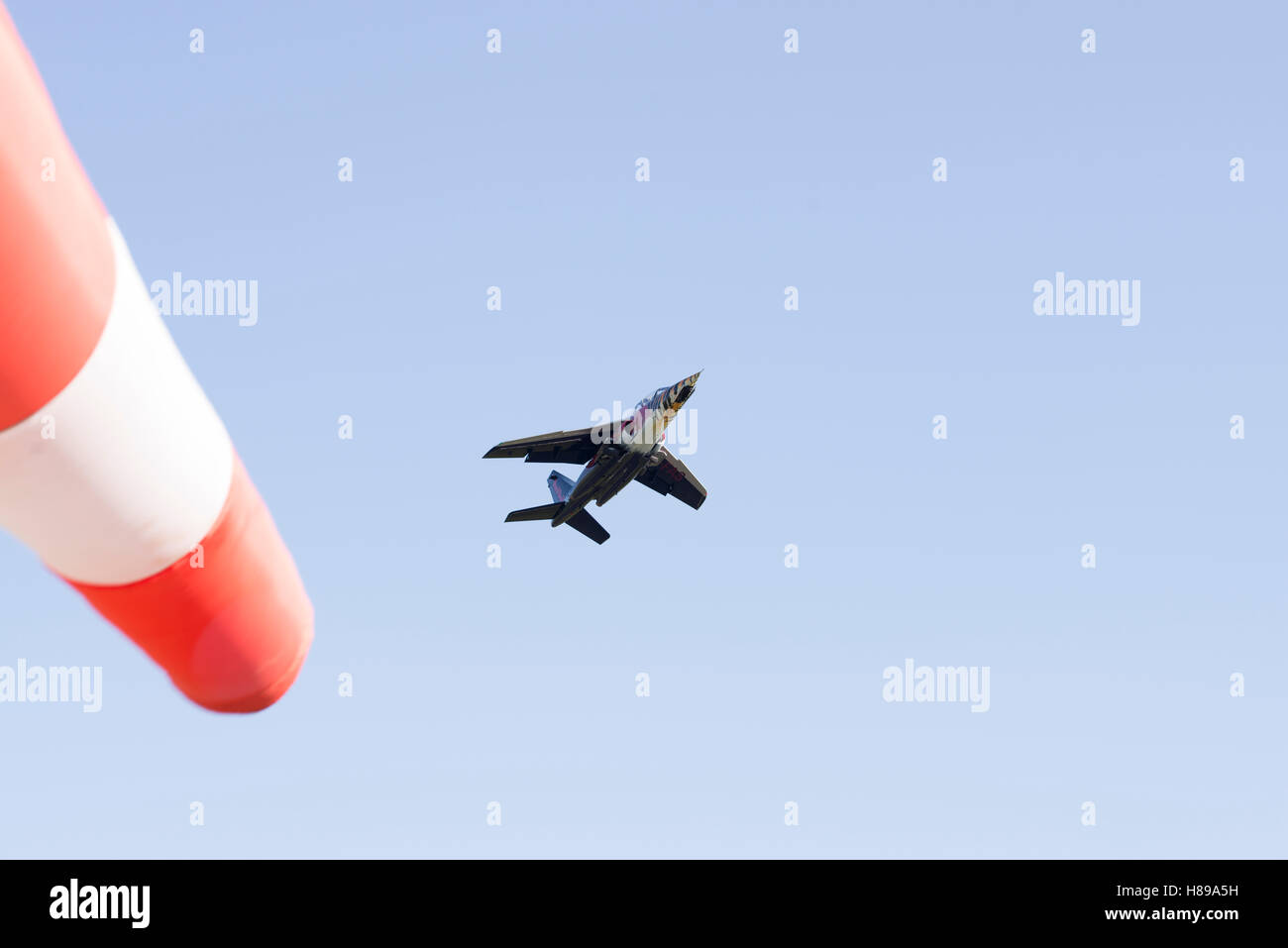 Maribor, Slovenia - April 16, 2016: Red Bull's Alpha Jet as part of ...