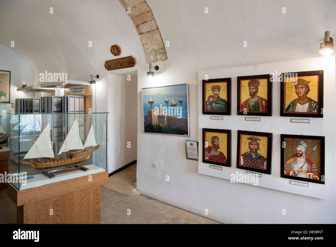 Griechenland, Kreta, Chania, Marine Museum Stock Photo - Alamy