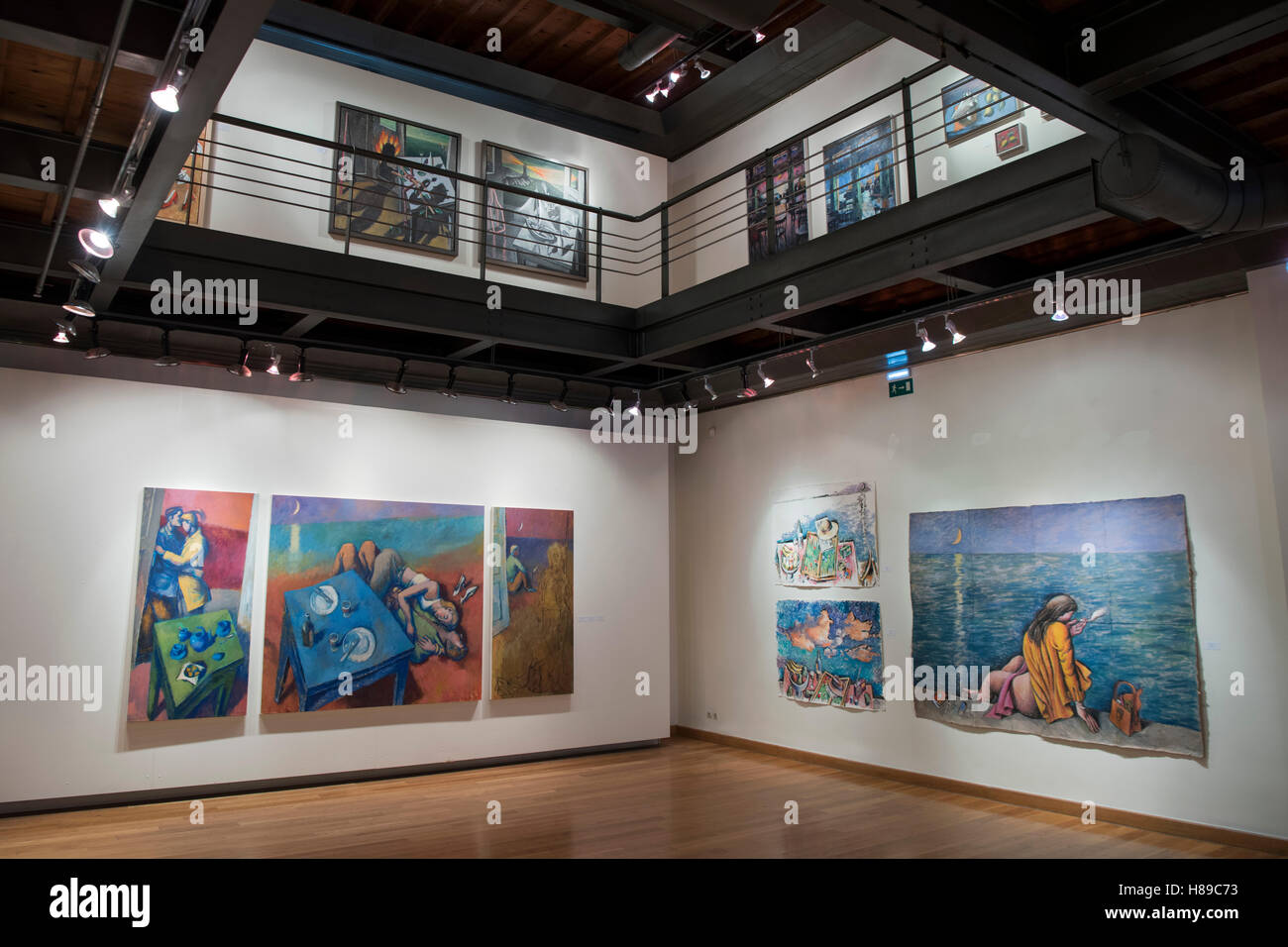 Greece, Chania, Chania, Chalidon, Municipal Art Gallery, paintings from ...