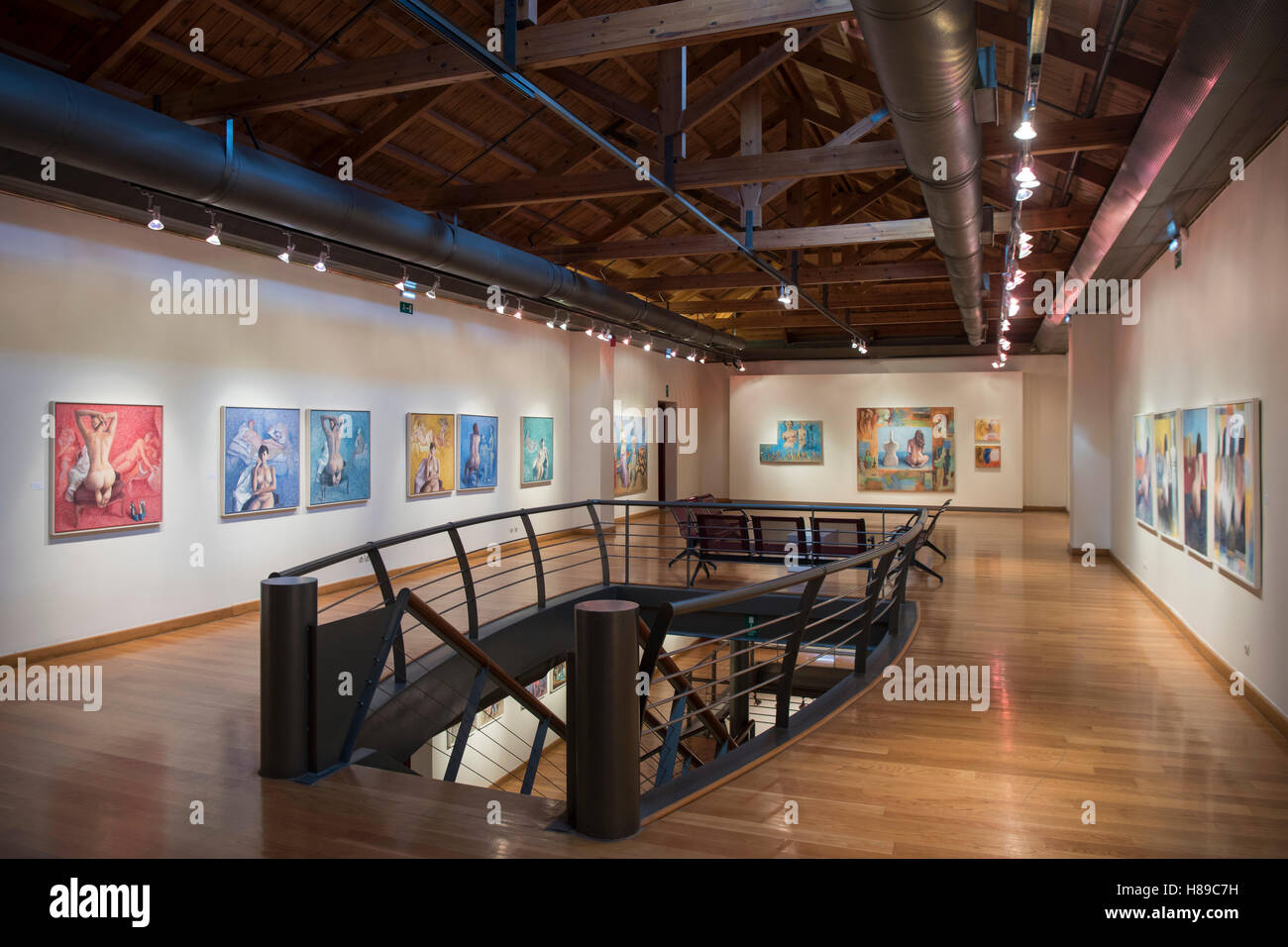 Greece, Chania, Chania, Chalidon, Municipal Art Gallery, paintings from ...