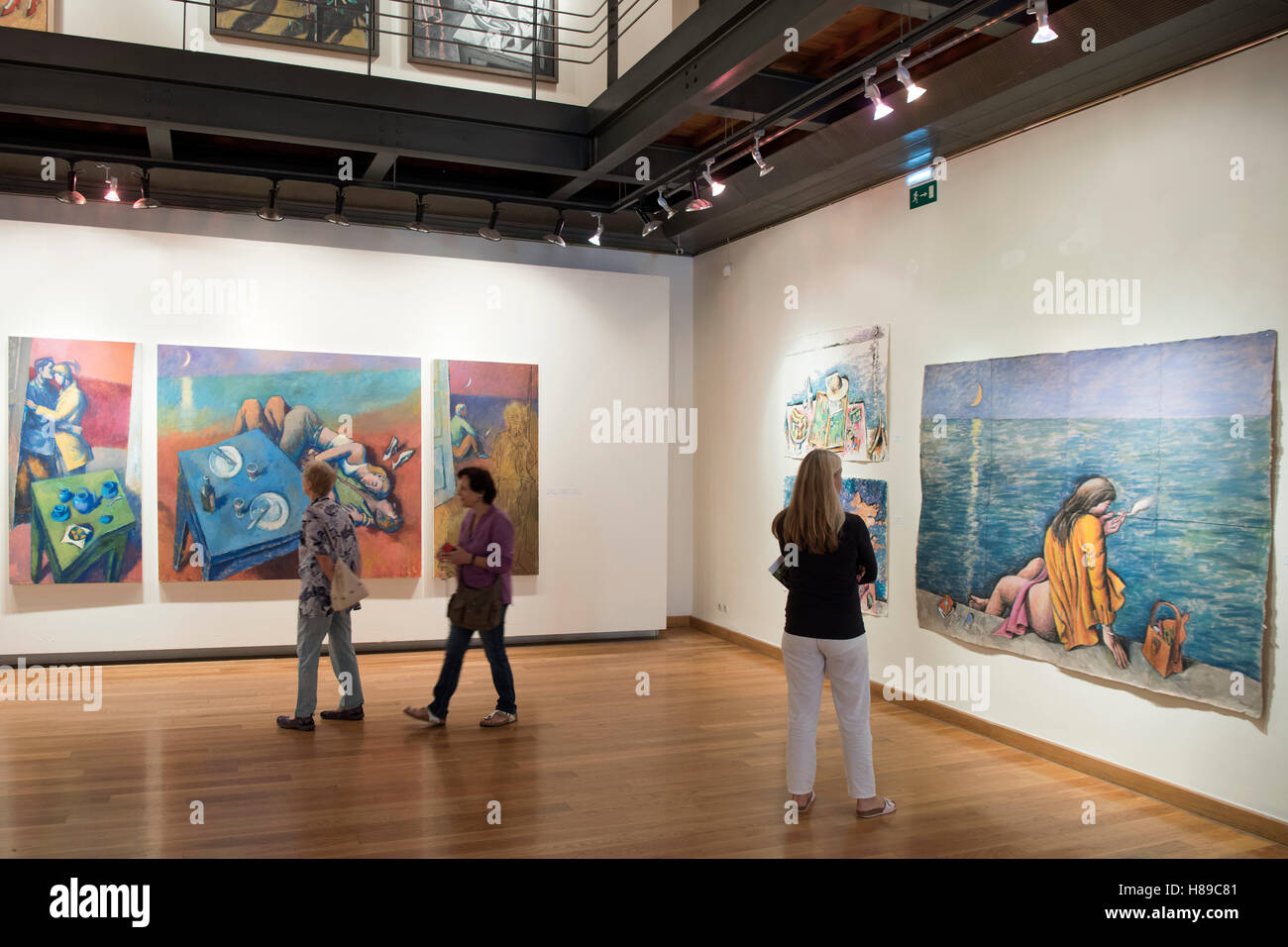 Greece, Chania, Chania, Chalidon, Municipal Art Gallery, paintings from ...