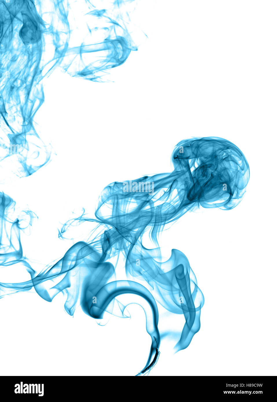 Abstract colored smoke on a light background Stock Photo - Alamy