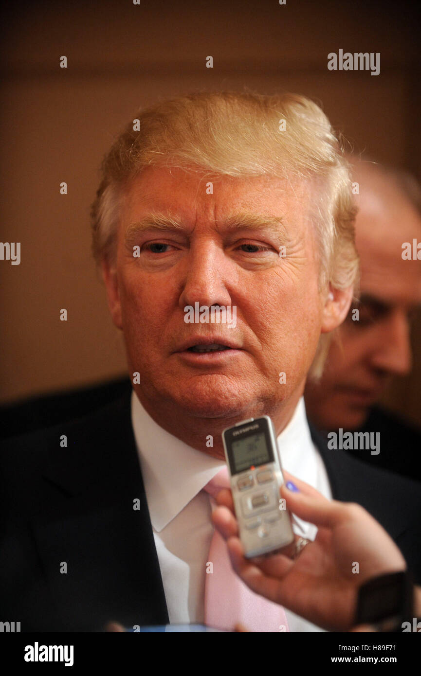 Donald Trump at the 9th Annual 'Dressed To Kilt' charity fashion show ...