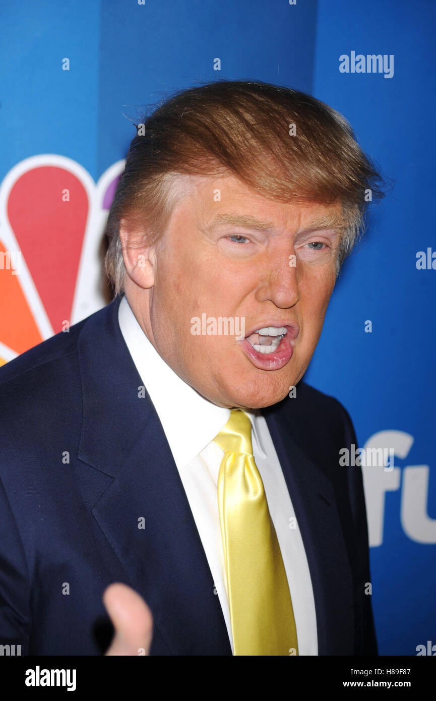 Donald Trump at the 2010 NBC Upfront presentation at The Hilton Hotel ...