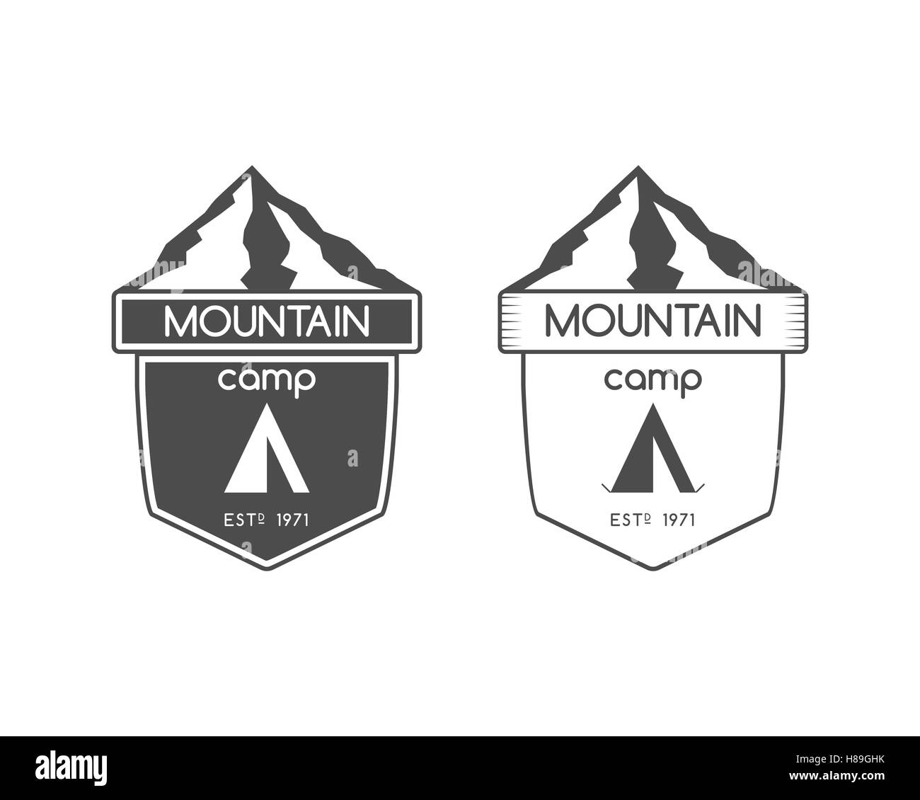 Children hiking on mountain Black and White Stock Photos & Images - Alamy