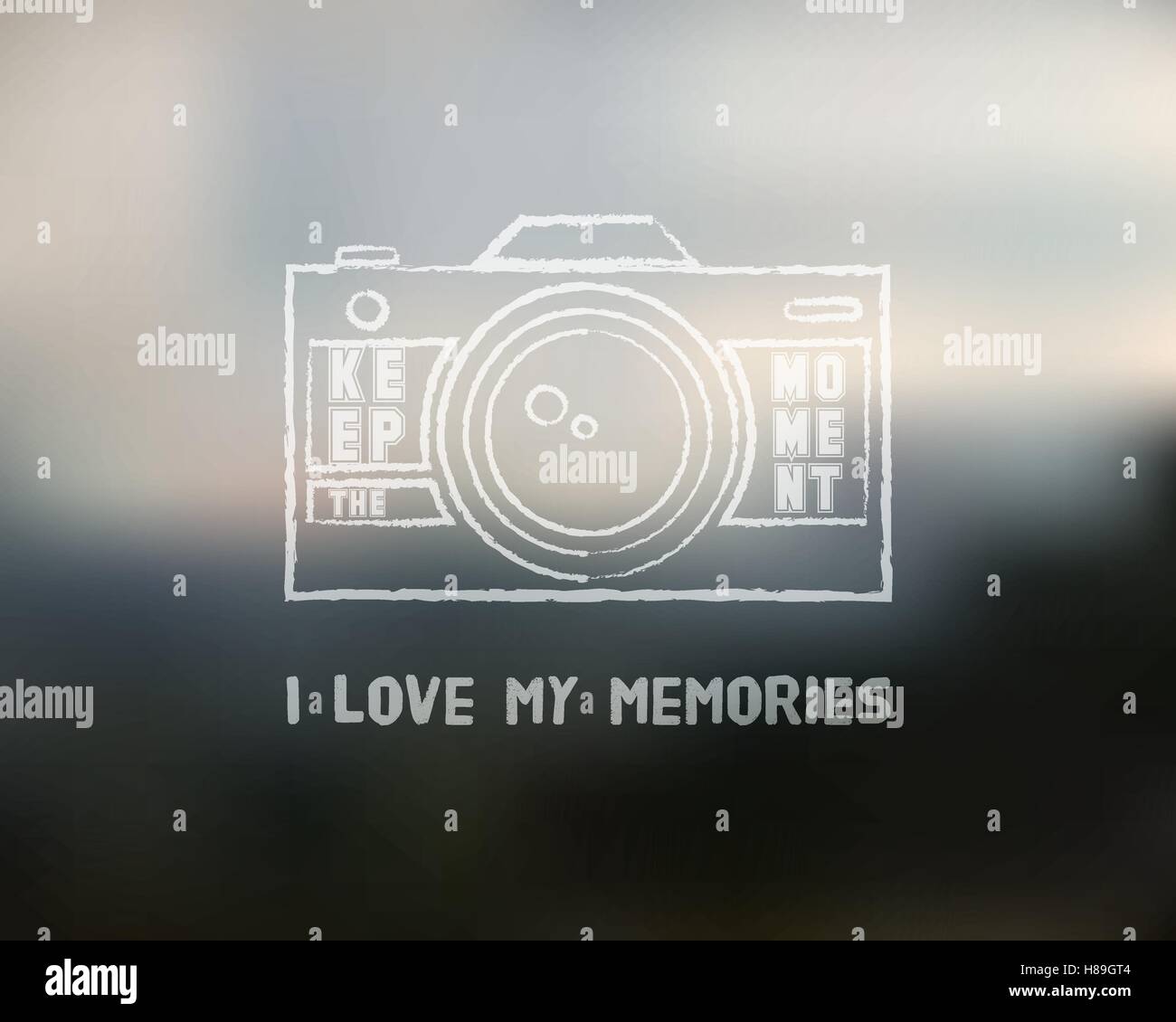 Shutter Icon or logo design template with key words. Camera and Lens ...