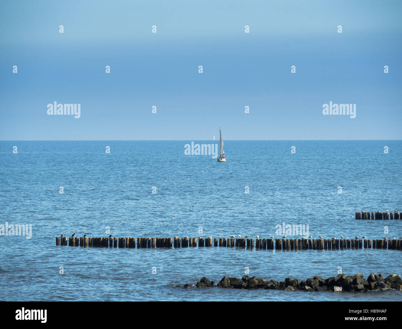 Baltic breakwaters hi-res stock photography and images - Alamy