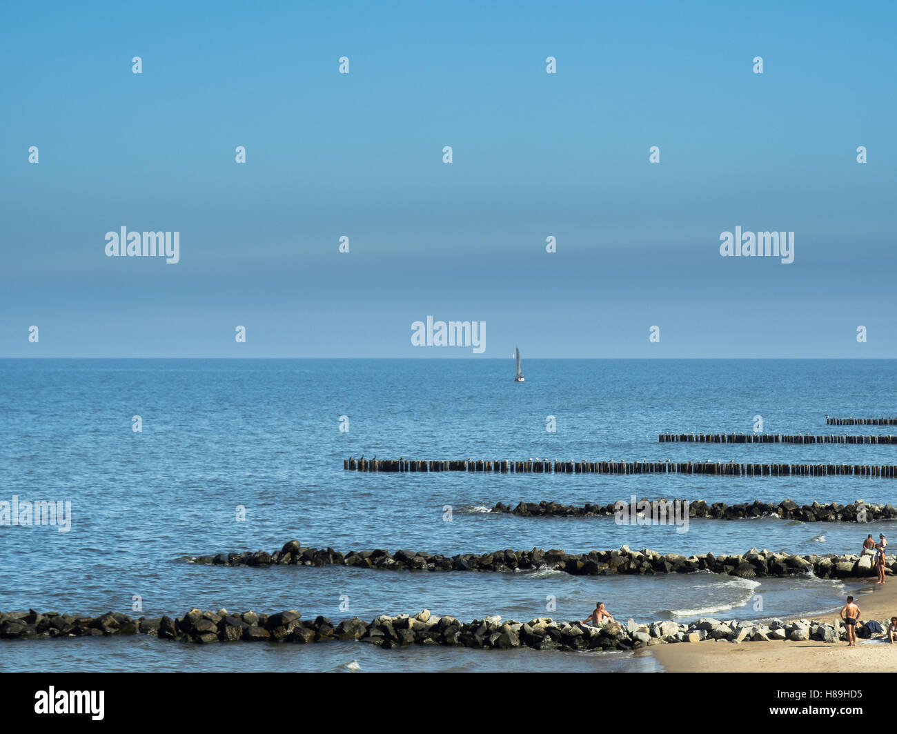 Baltic breakwaters hi-res stock photography and images - Alamy